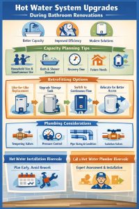 Hot Water System Upgrades During Bathroom Renovations - BMD Plumbing