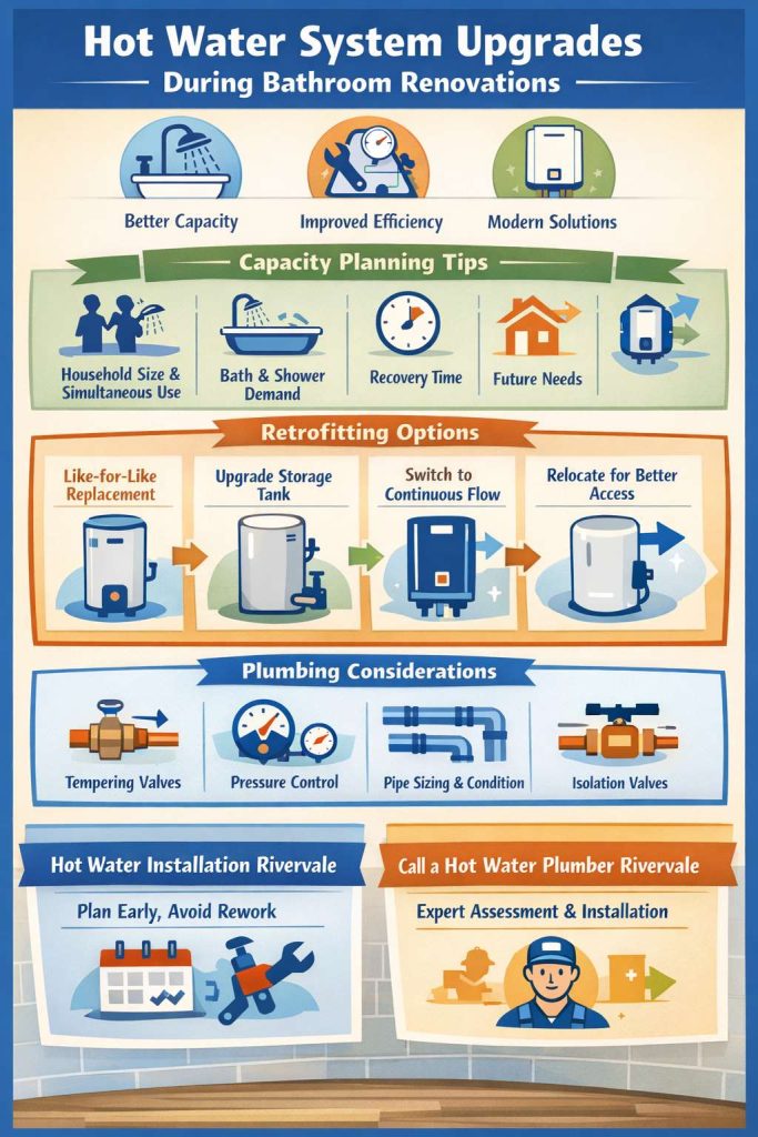 Hot Water System Upgrades During Bathroom Renovations - BMD Plumbing